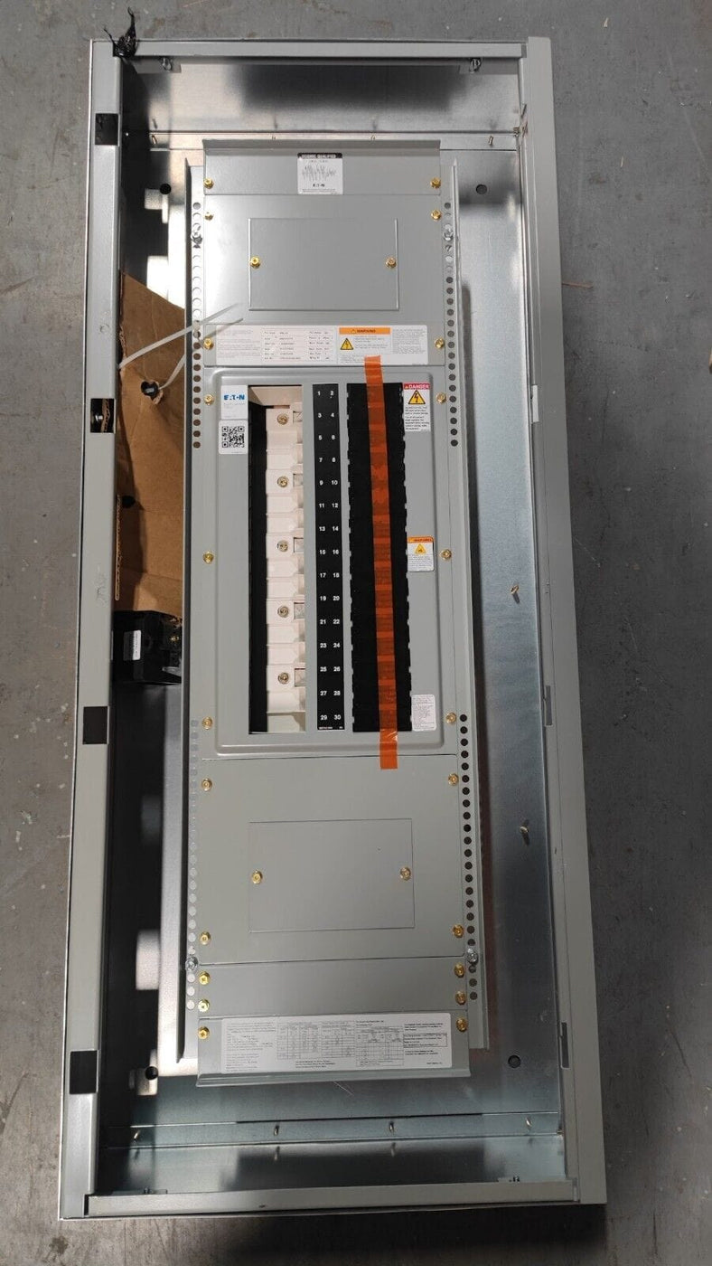 Panelboard EATON PRL2x, 100 AMP, 480Y/277V, 3PH/4W, 30Sp, NEMA 1, 48 i ...