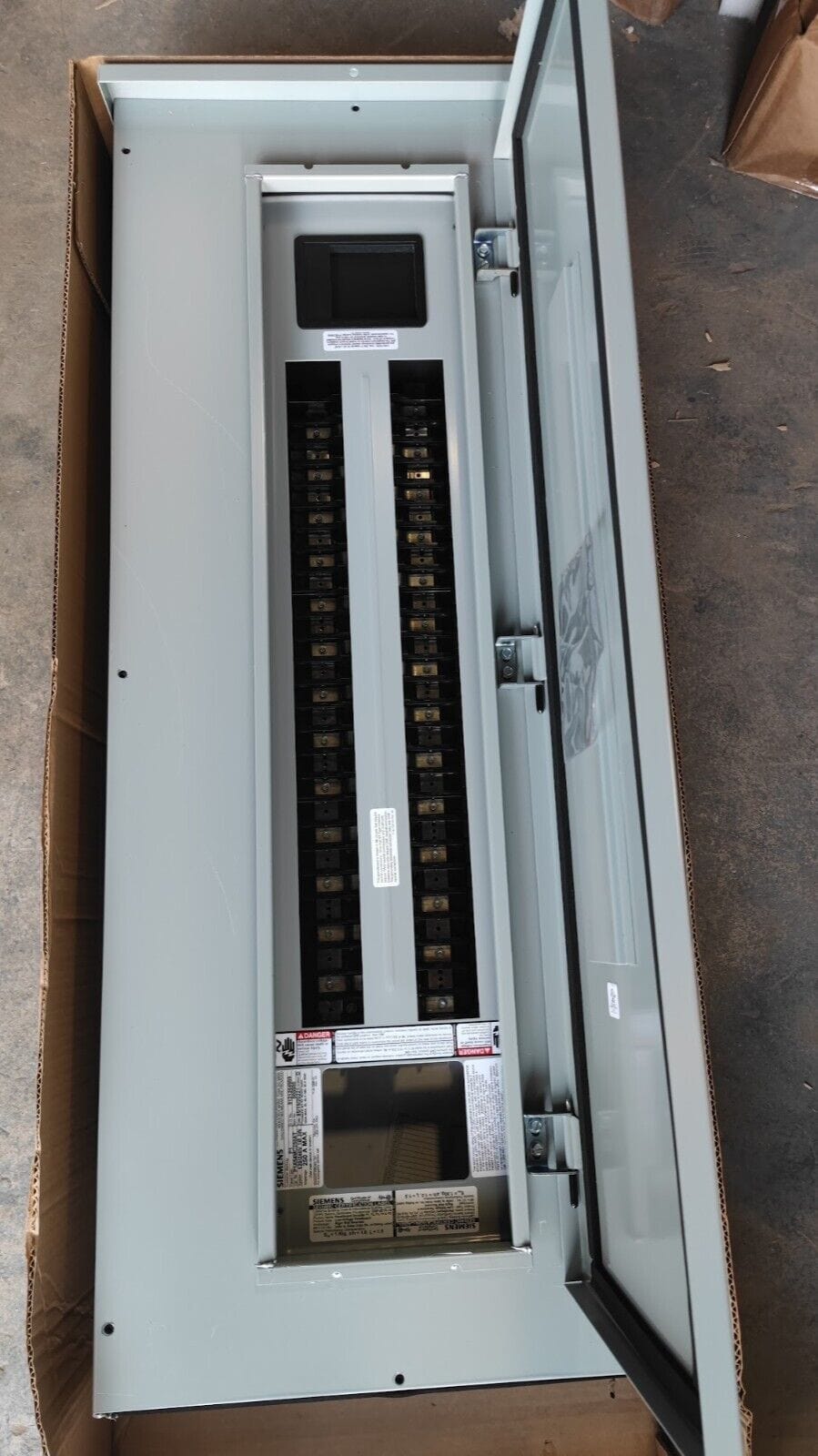 PANELBOARD SIEMENS, 250 AMP, 240/120V, MLO, 1PH/3W, 54Sp, SINGLE PHASE ...
