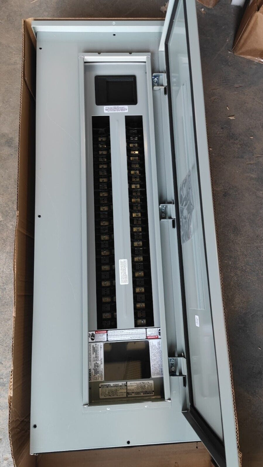 PANELBOARD SIEMENS, 250 AMP, 240/120V, MLO, 1PH/3W, 54Sp, SINGLE PHASE ...
