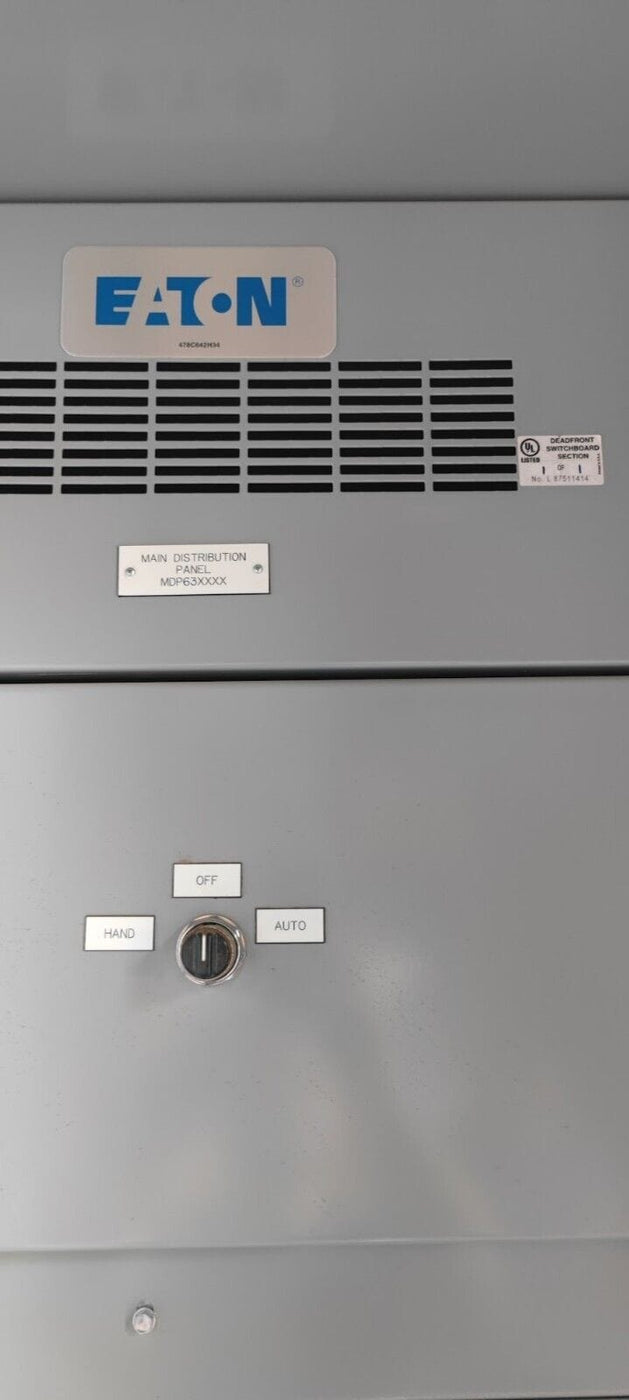 Switchboard/Panelboard EATON POW-R-LINE PRL-C, 800 AMP, 480Y/277V, 3PH ...