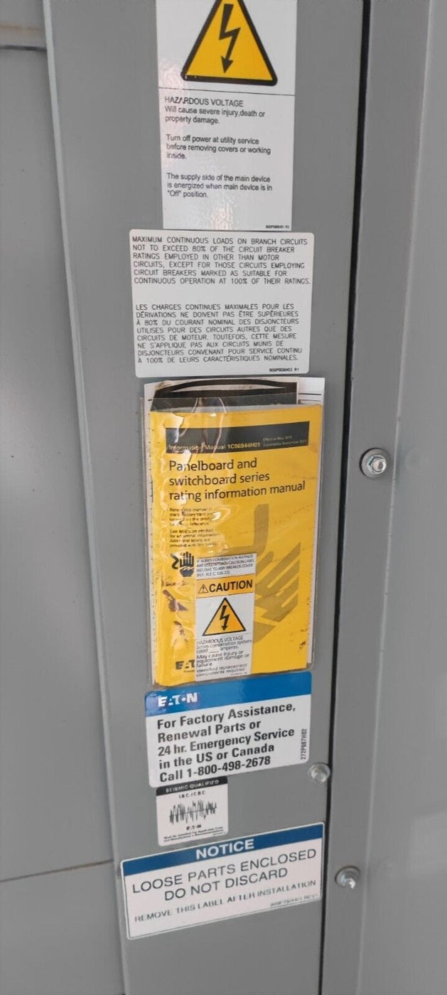 Switchboard/Panelboard EATON POW-R-LINE PRL-C, 800 AMP, 480Y/277V, 3PH ...